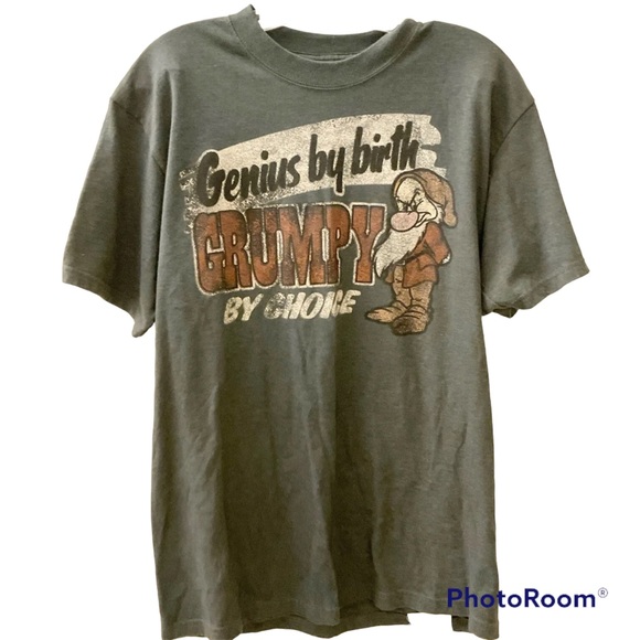Disney | Shirts | Disneyland Genius By Birth Grumpy By Choice Tshirt ...